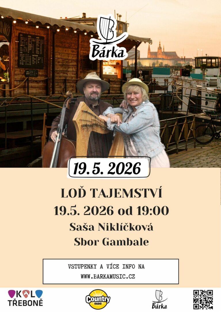 Koncert kapely Bárka + Saša Niklíčková + sbor Gambale - Pražské náplavky